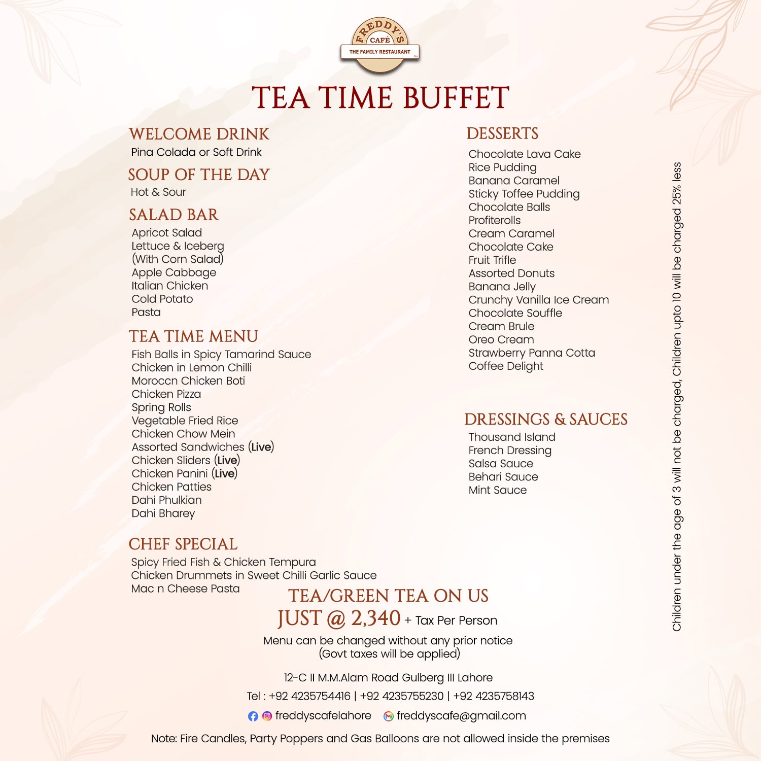 17 Best Hi-Tea In Lahore 2024 - News Guru