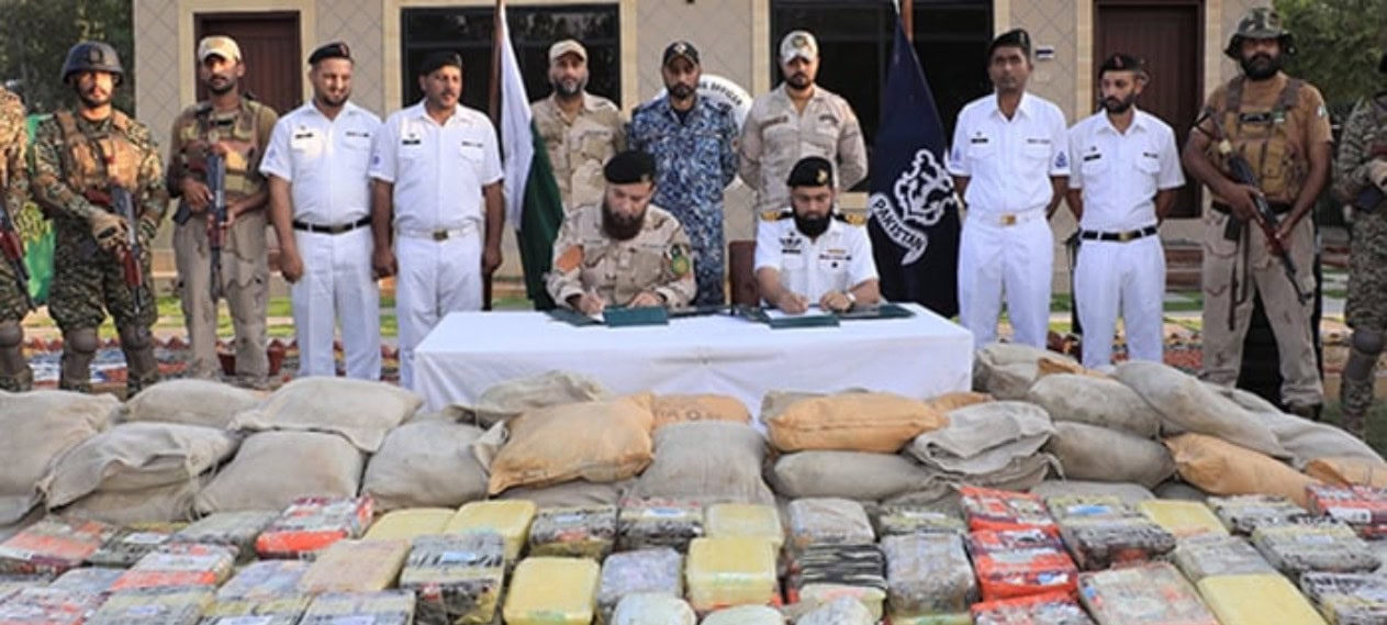 Pakistan Navy Seizes $145 Million In Illicit Drugs, Including Indian ...