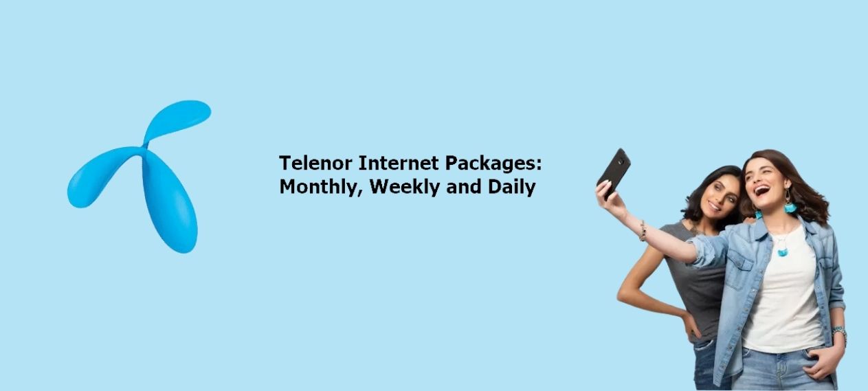 Telenor Internet Packages Code | Daily, Weekly & Monthly