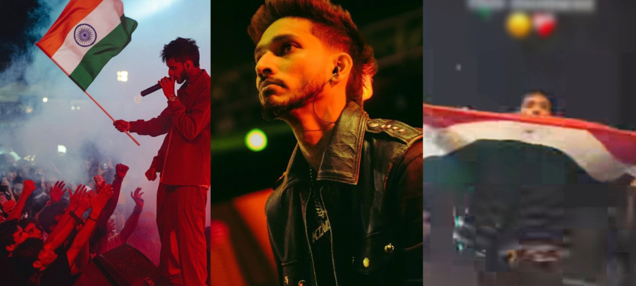 Music Knows No Bounds: Pakistani Rapper Talha Anjum Waves Indian Flag ...