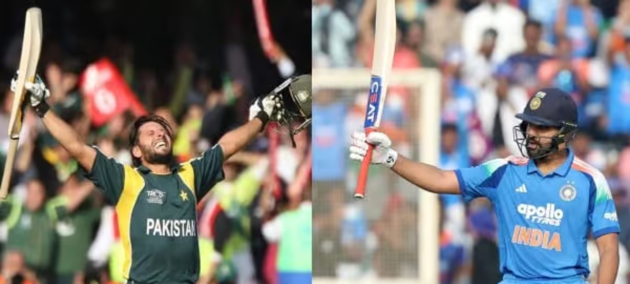 Rohit Sharma Breaks Shahid Afridi’s Decade-Old Record For Most Sixes In ...