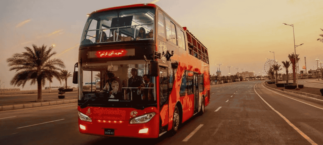 Karachi Launches New Double-decker Bus Service