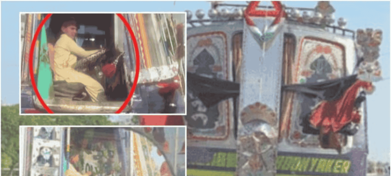11-Year-Old Child Spotted Driving Bus In Karachi