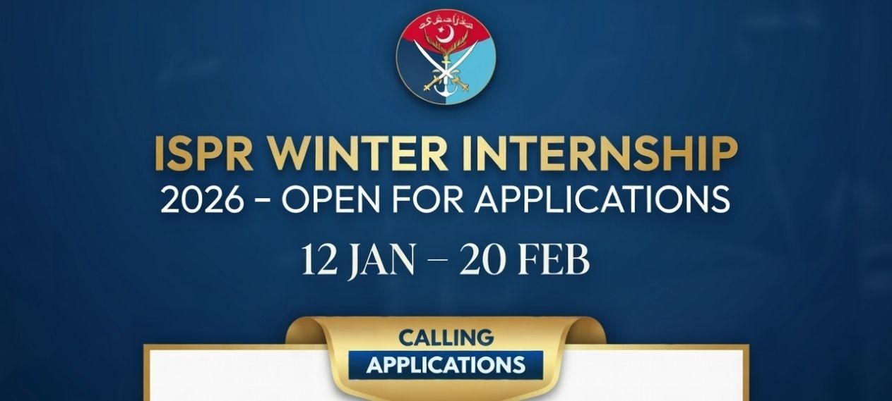 ISPR Winter Internship 2026 In KP – Apply Now