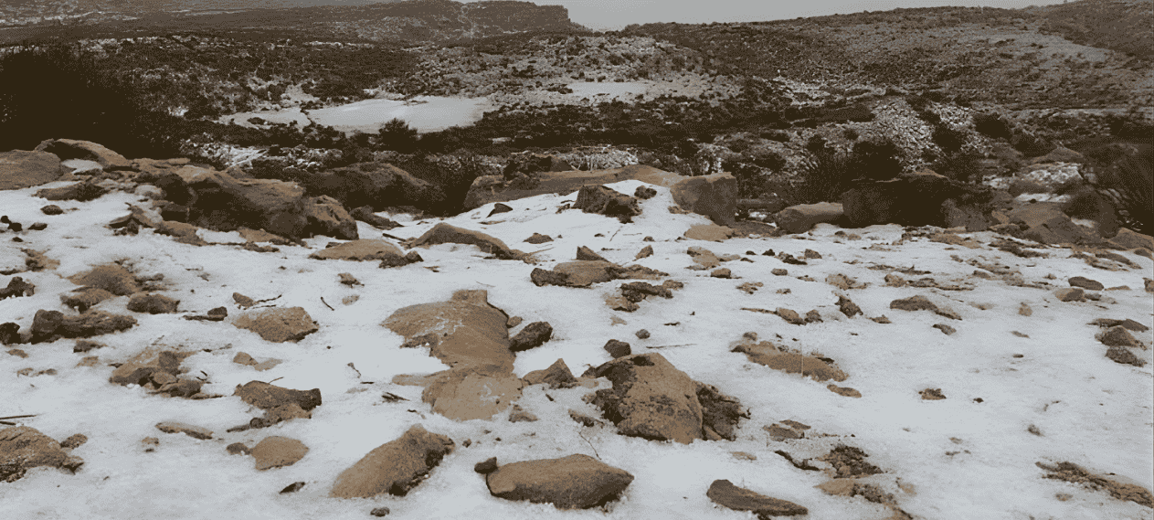 Gorakh Hill Station Sees First Snowfall Of Winter